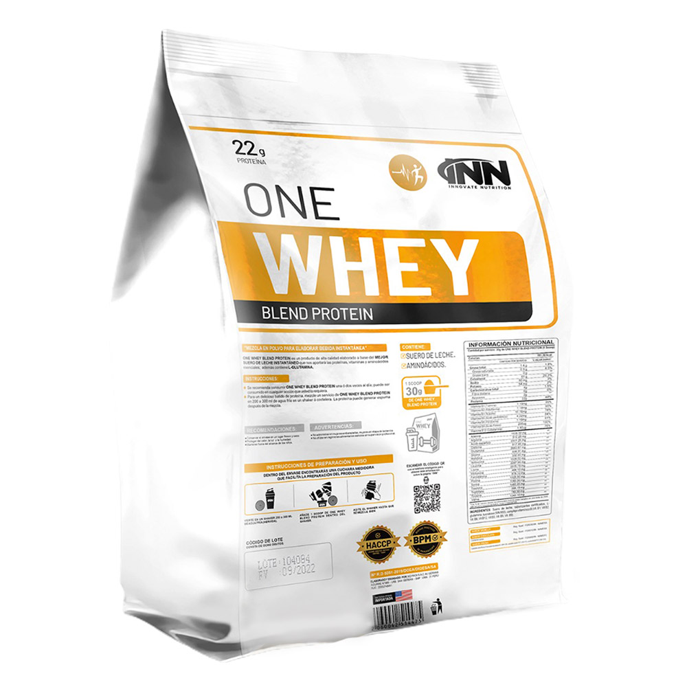 Ripley - PROTEÍNA INN ONE WHEY BLEND PROTEIN 3KG VAINILLA + SHAKER