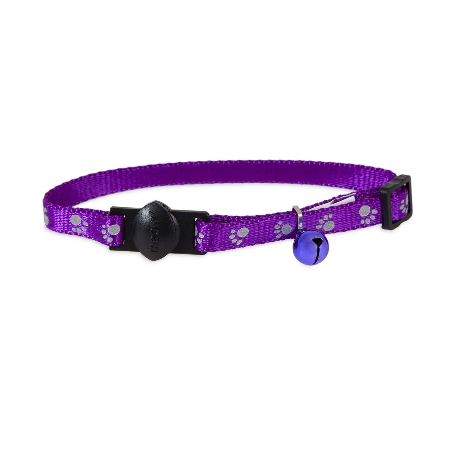 Ripley - COLLAR PARA GATOS PETMATE MEOW MORADO CON PATITAS REFLECTIVAS